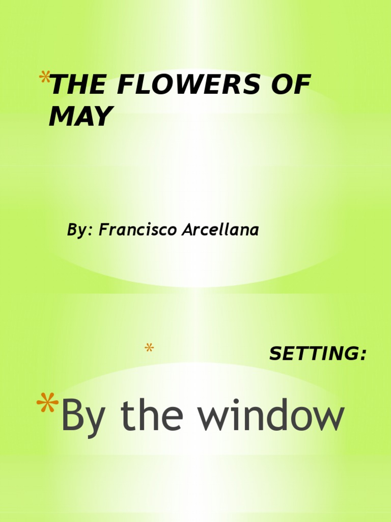 The Flowers of May PDF | PDF | Poetry