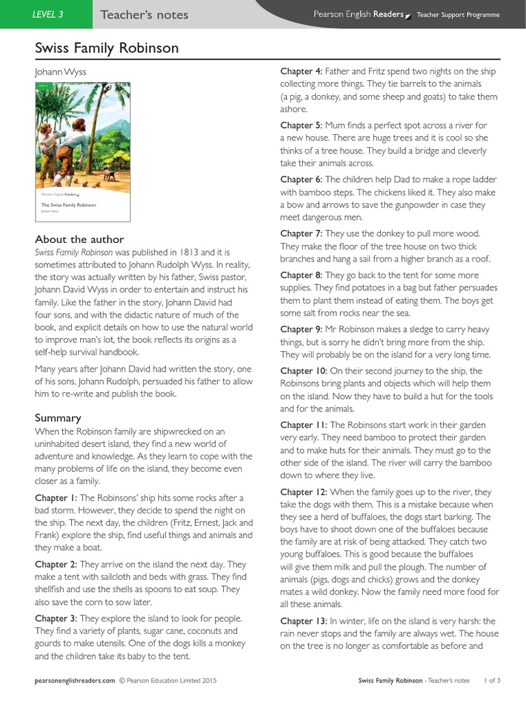 TN The Swiss Family Robinson | PDF | The Swiss Family Robinson | Nature