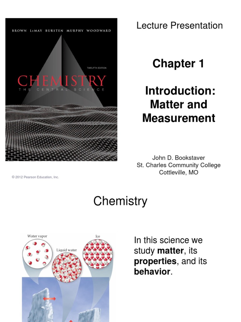 Chemistry The Central Science Ch01 | PDF | Significant Figures | Temperature