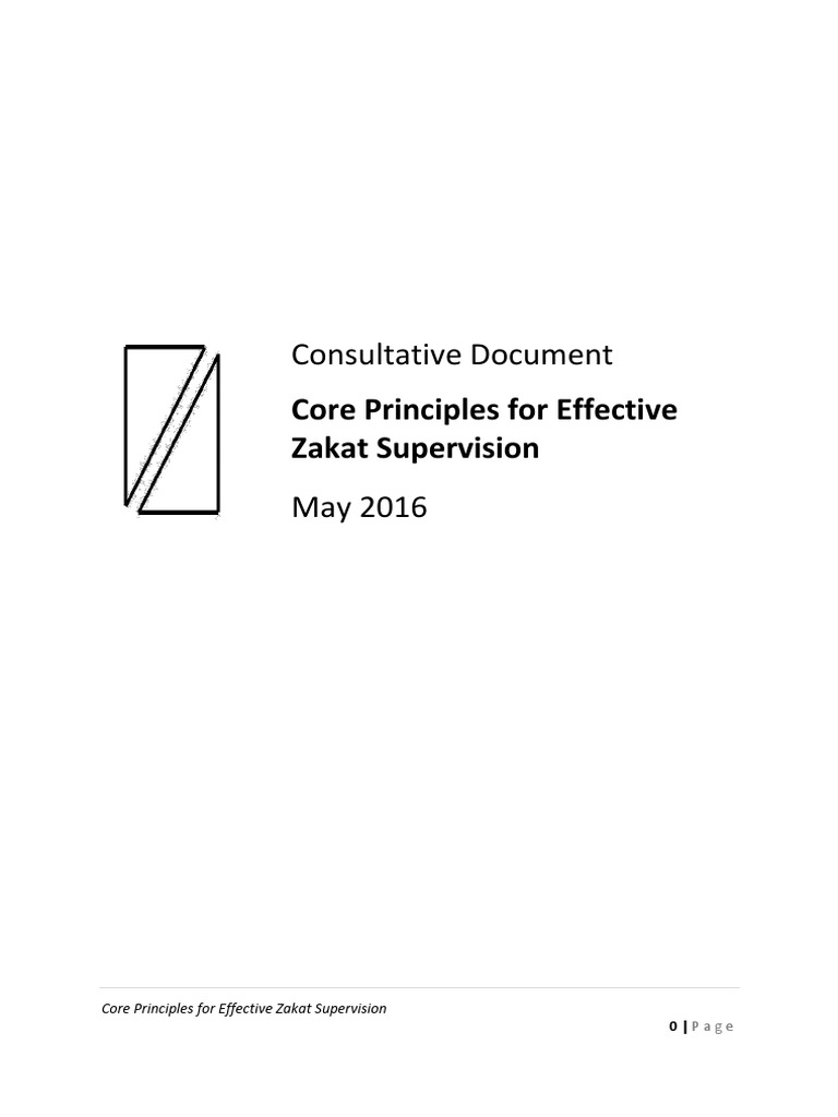 Zakat Core Principles - ZCP Document | PDF | Sharia | Gross Domestic ...