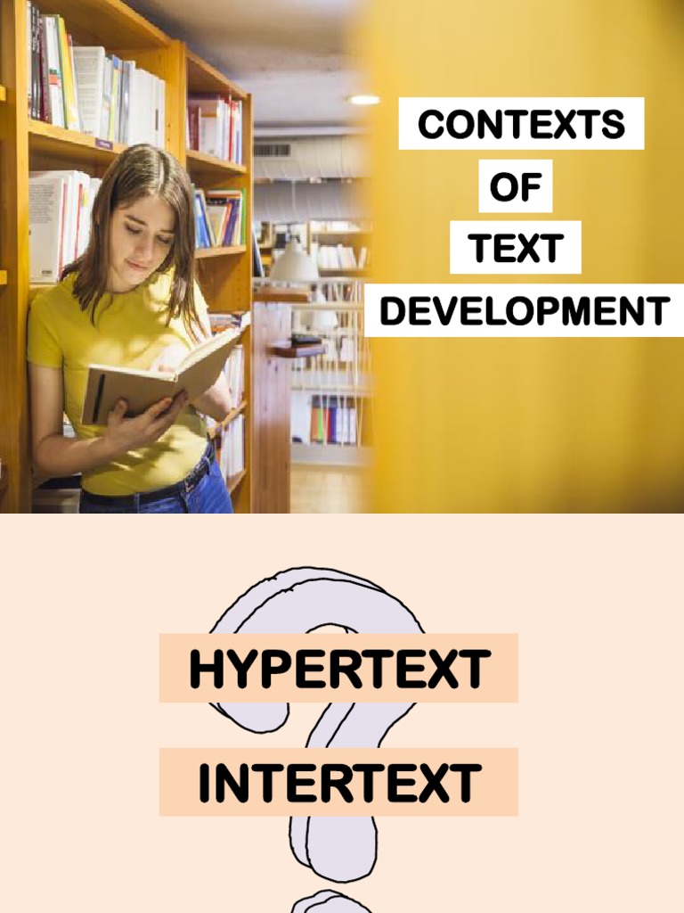 Contexts of Text Development Maxine and Cristine 1 | PDF