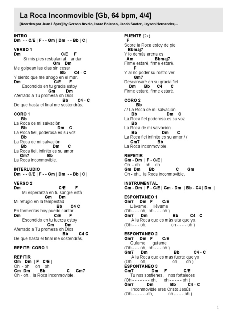 Señor Mi Redentor y Roca | PDF | Hogar y jardín