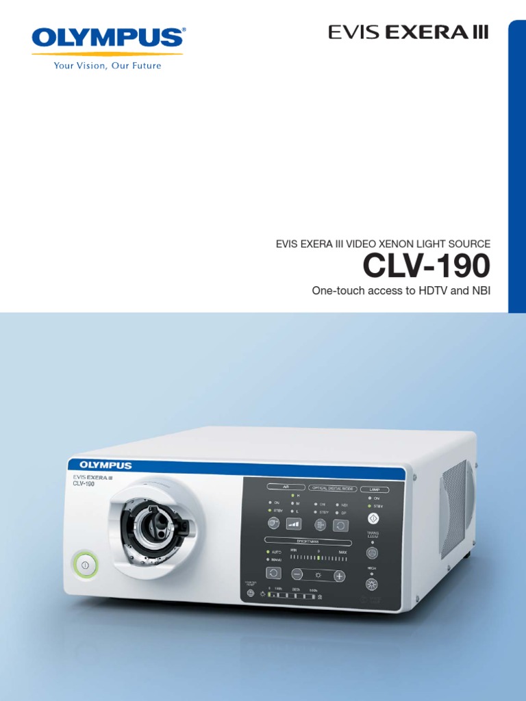 clv-190 Endoscope | PDF | Power Supply | Manufactured Goods