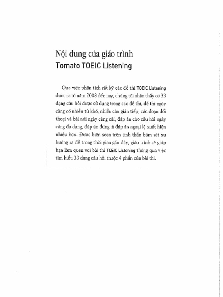 (Tienganhedu - Com) Tomato Toeic Listening PDF | PDF
