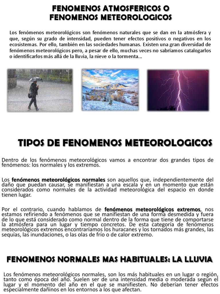 Fenomenos Atmosfericos o | PDF | Ciclones tropicales | Tormenta