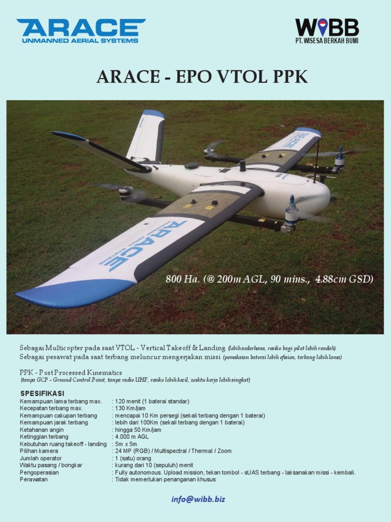 ARACE VTOL UAS PPK - Bahasa Indonesia | PDF