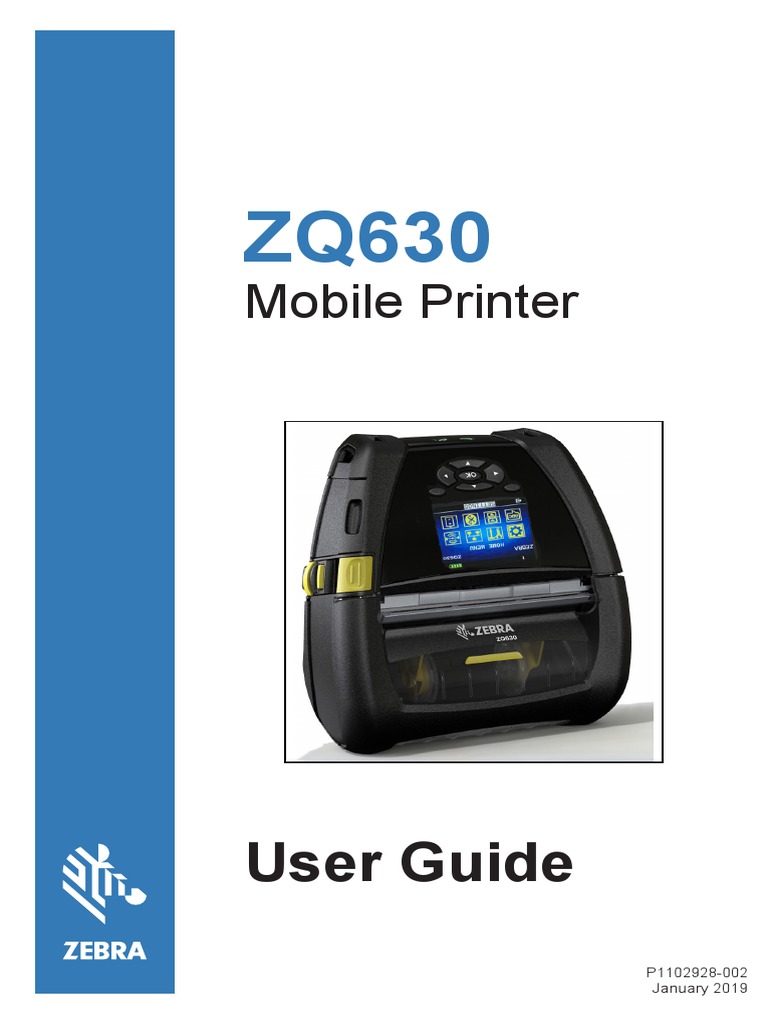 Zebra Manual | PDF | Battery Charger | Radio Frequency Identification