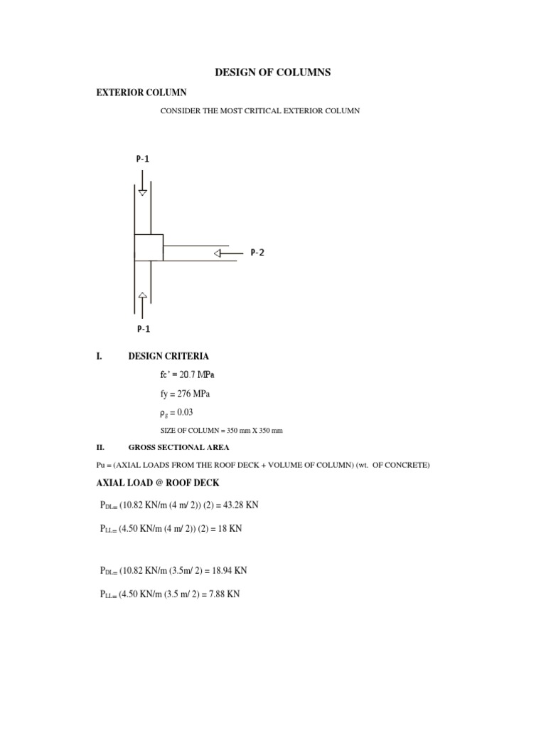 Design of Columns | PDF | Structural Engineering | Civil Engineering