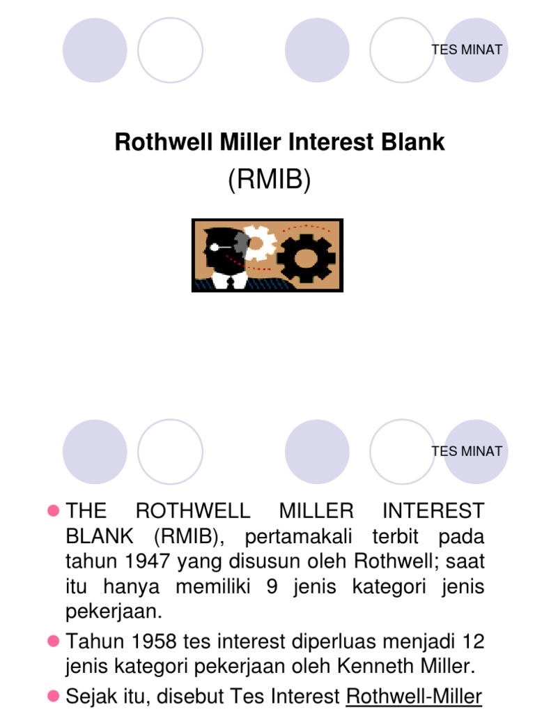 Tes Minat Rmib | PDF
