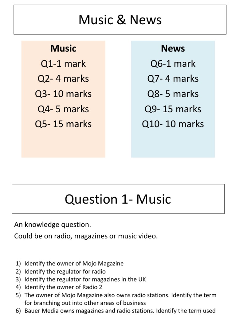 Music Revision Guide | Download Free PDF | Public Broadcasting | Bbc