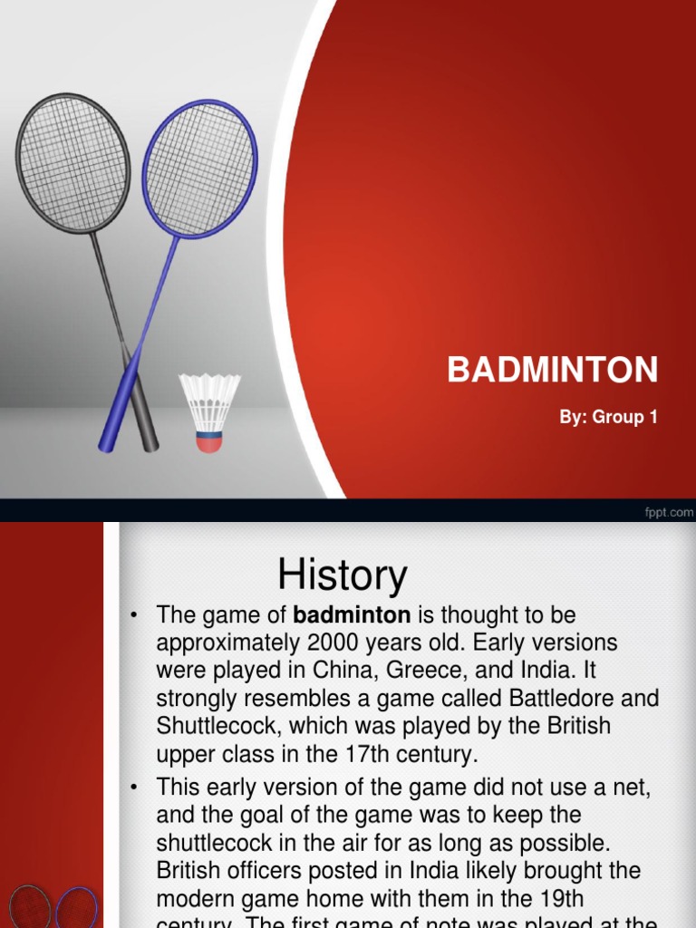 Badminton | PDF | Racquet Sports | Athletic Sports
