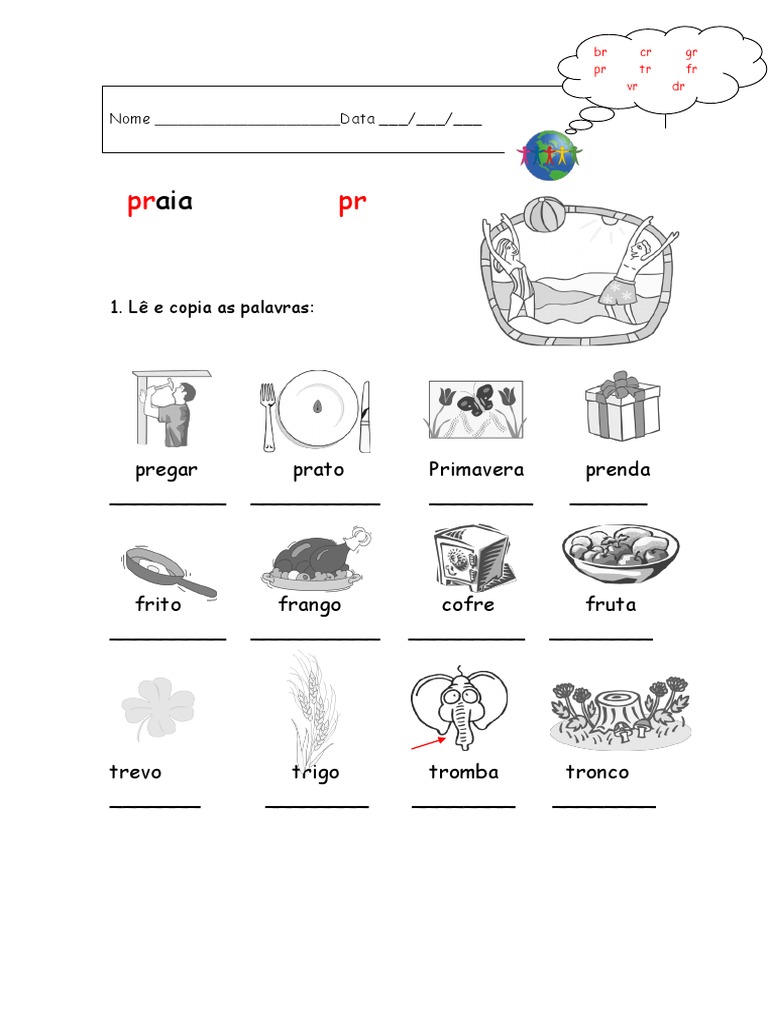 Casos de Leitura - BR, CR, DR, FR, GR, PR, TR, VR | PDF