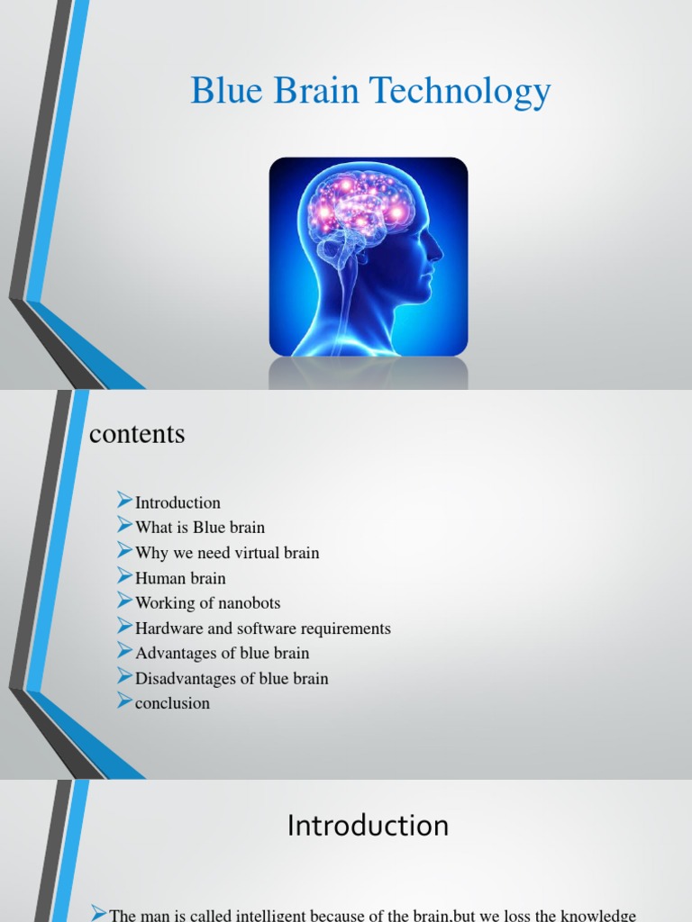 Blue Brain Technology | PDF | Brain | Supercomputer