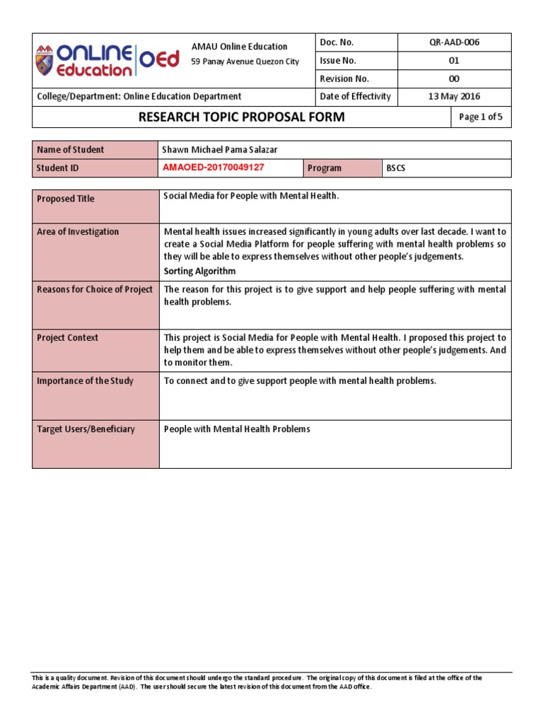 Social Media For Mental Health | PDF | Educational Technology | Social ...