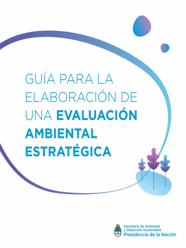 Guía para La Elaboración de Una Evaluación Ambiental Estratégica (2019 ...