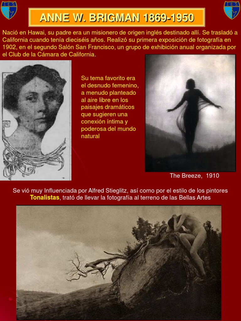 Anne W. Brigman: Pionera del Desnudo Fotográfico | PDF | Pinturas ...