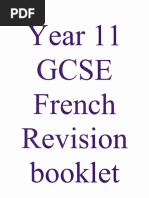 AQA French GCSE Speaking Photo Cards | PDF
