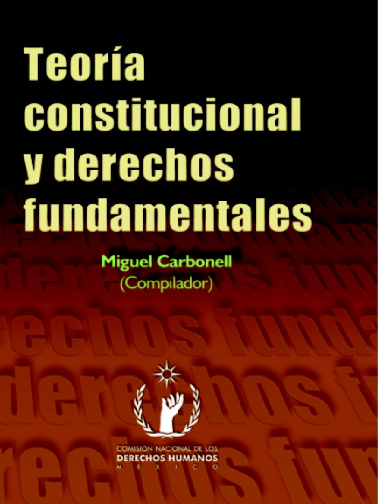 Teoría De La Constitución Pdf Pdf Constitución Separación De Poderes