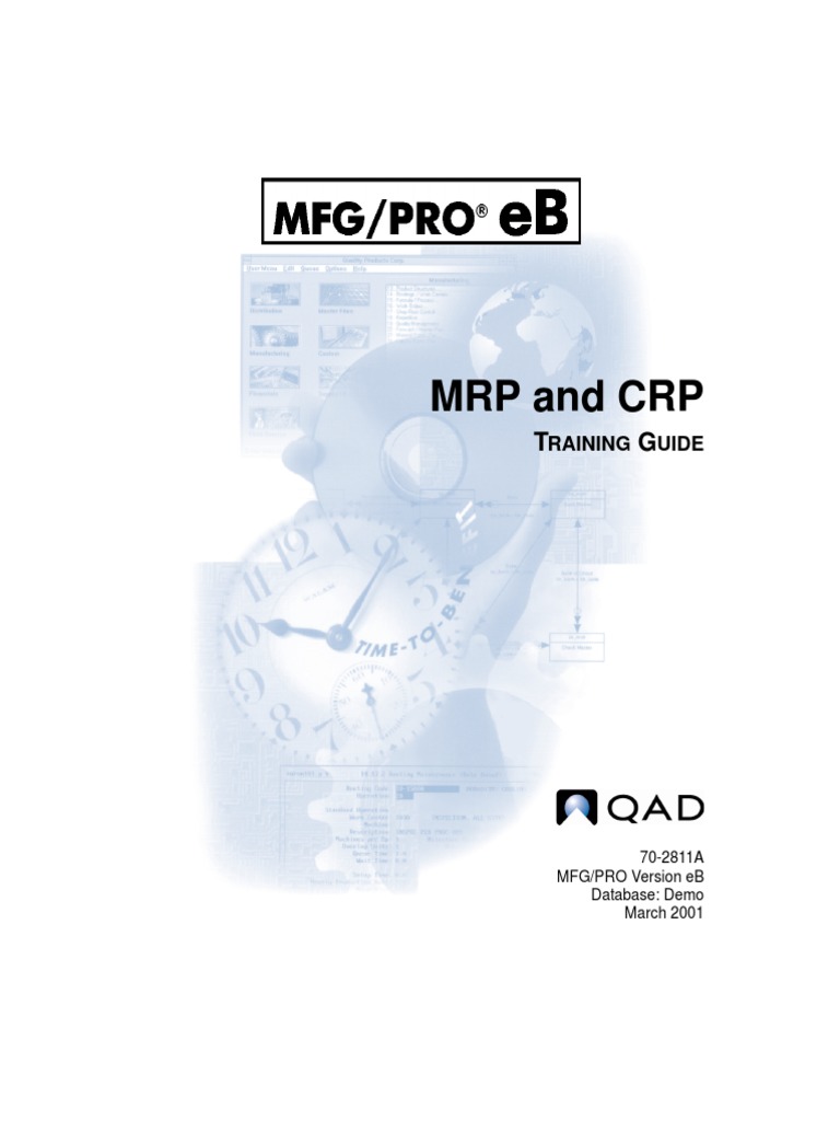 MRP and CRP Training Guide | PDF | Supply Chain Management | Business