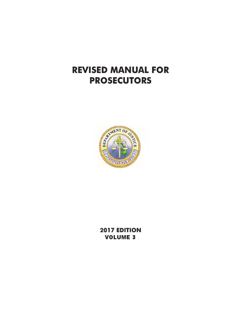 Prosecutor Manual | PDF | Mediation | Alternative Dispute Resolution