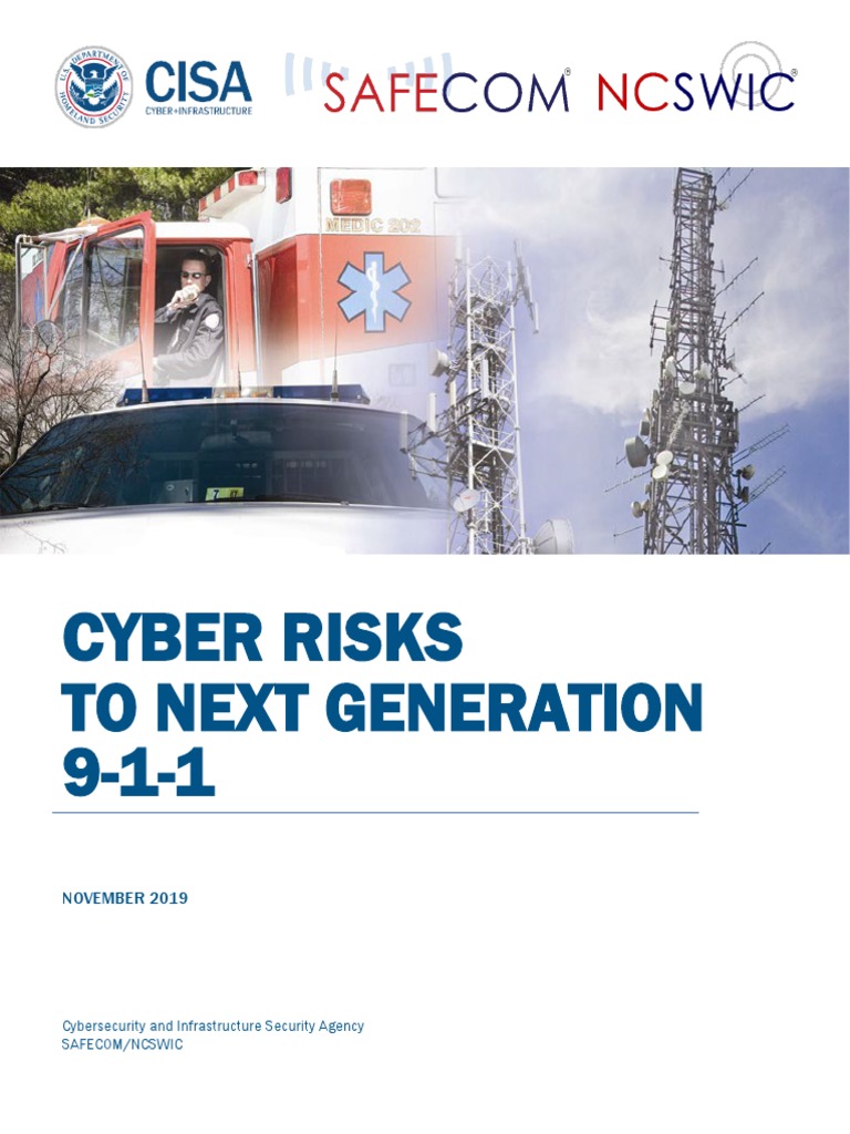 Safecom-Ncswic Cyber Risks To Ng911 11.13.19 - Final 508c | PDF ...