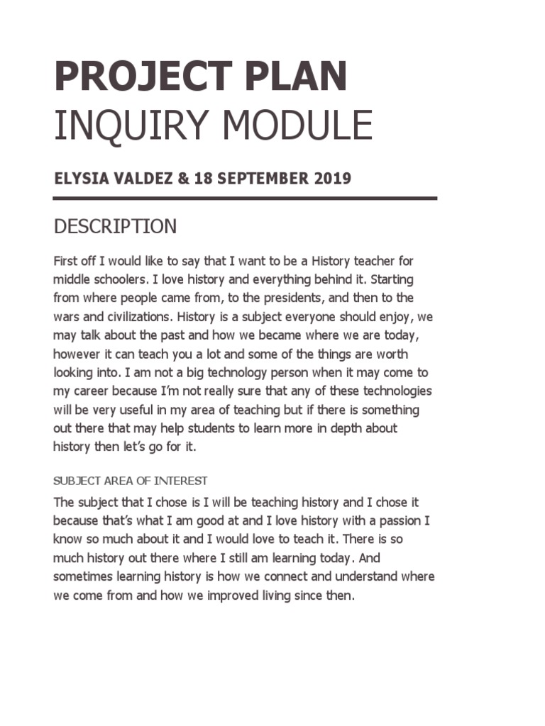 Valdez Inquiry Module Project | PDF | Microsoft Azure | Cloud Computing