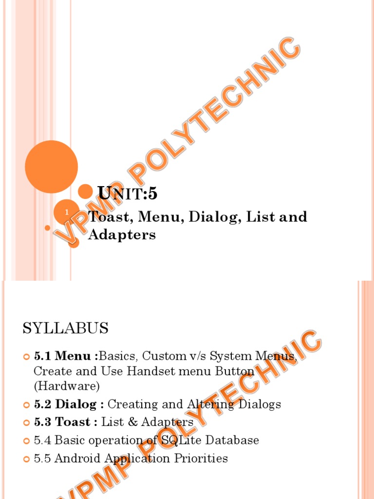 Unit 5 MCAD | PDF | Menu (Computing) | String (Computer Science)