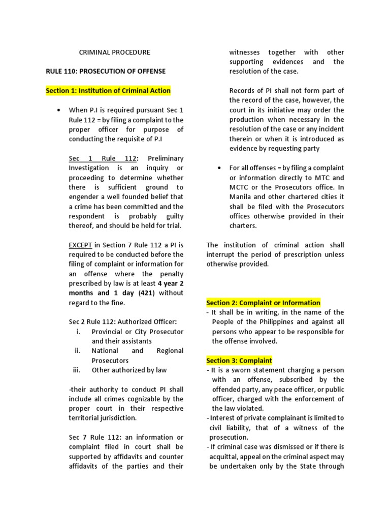 Criminal Procedure | PDF | Prosecutor | Crime & Violence