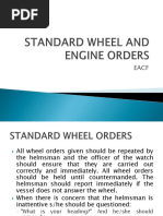 Standard Helm Order | PDF | Navigation | Ships