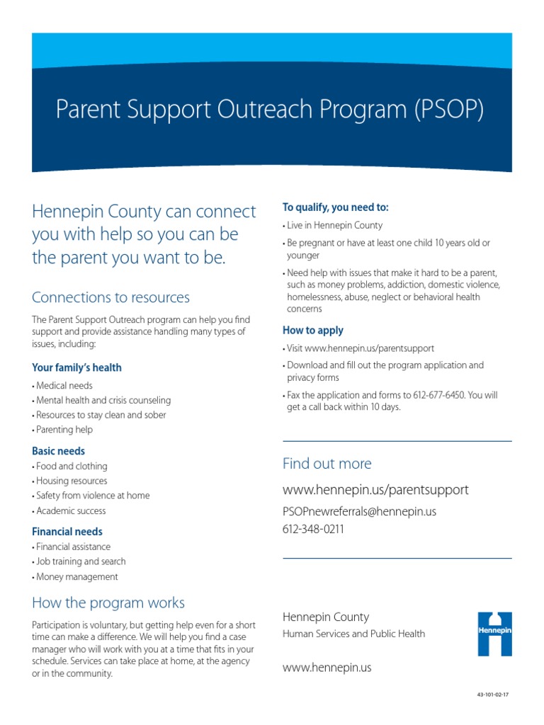 PSOP Flyer | PDF | Child Neglect | Human Development