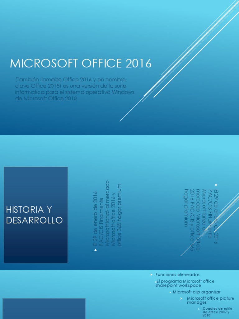 Microsoft Office 2016 | PDF | Microsoft Office | Microsoft