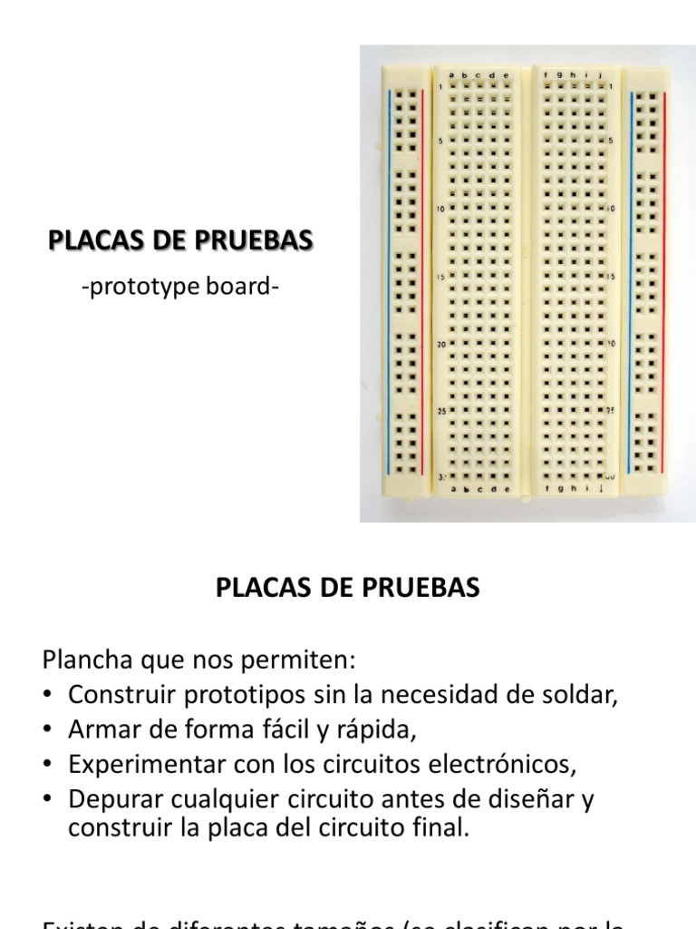 Placas de Pruebas | PDF