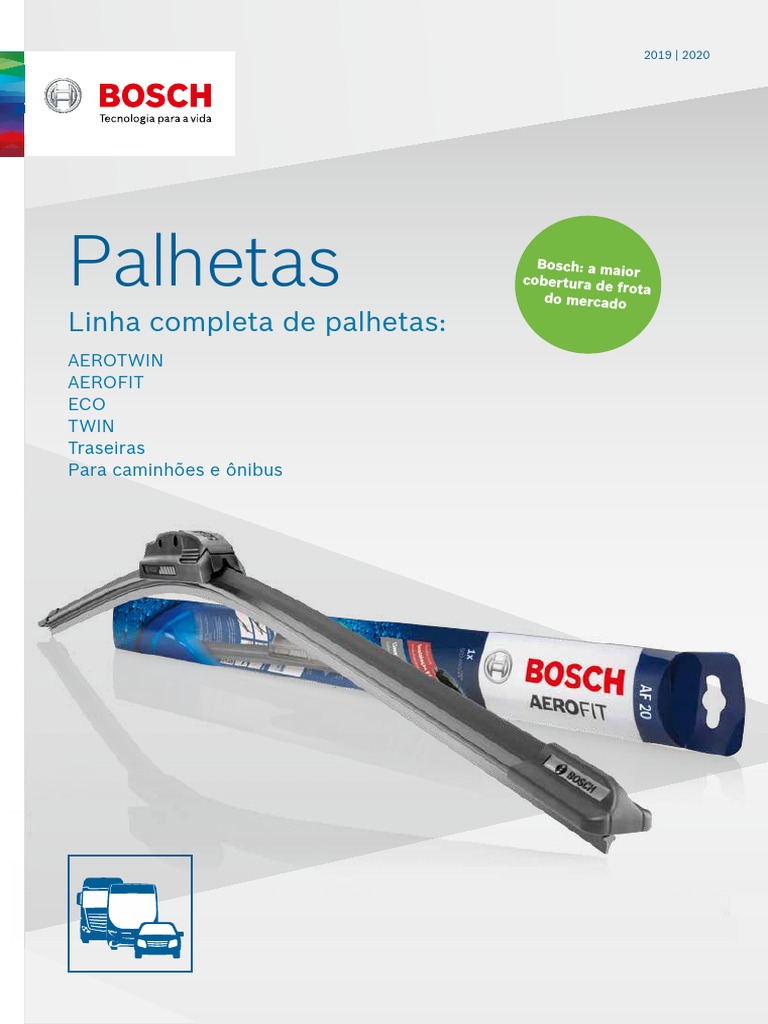 Bosch Catalogo Palhetas Geral 2019 - 2020 | PDF | Natureza