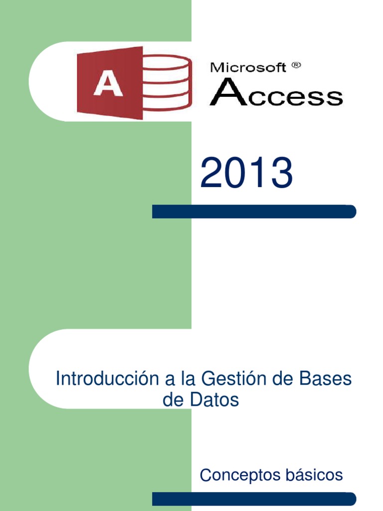 Access - Introducción | PDF | Tabla (base de datos) | acceso Microsoft