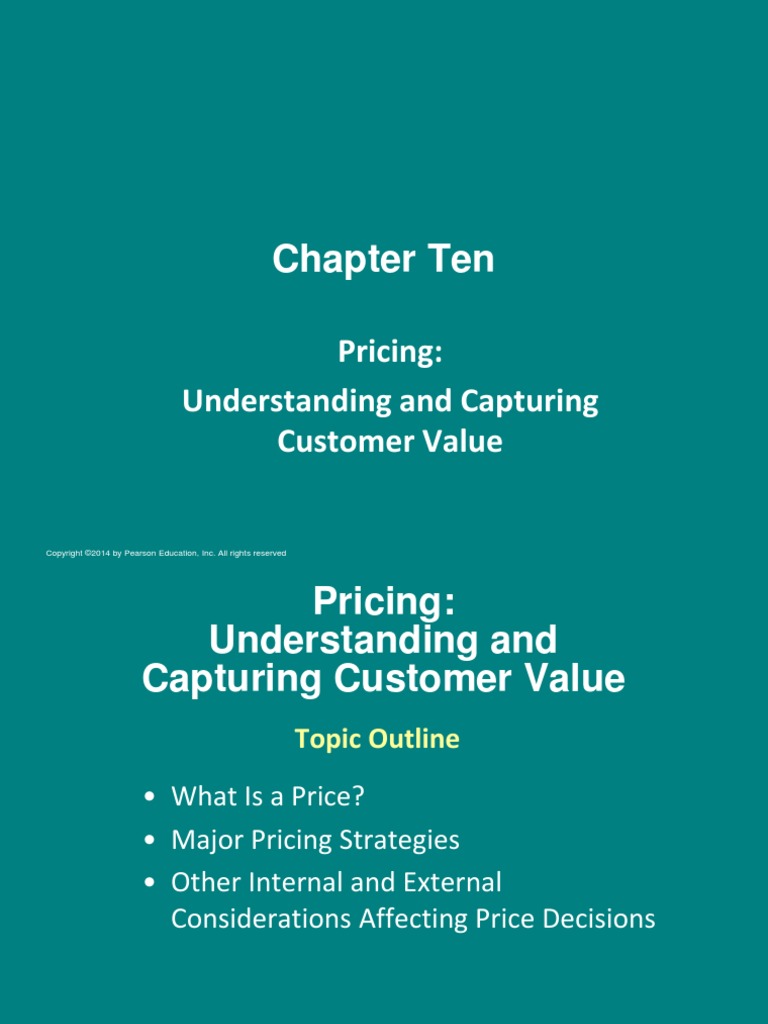 6 Pricing Understanding and Capturing Customer Value | PDF | Demand ...
