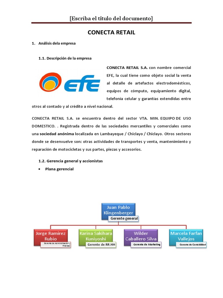 Conecta Retail T Efe | PDF | Estado de resultados | Finanzas (general)