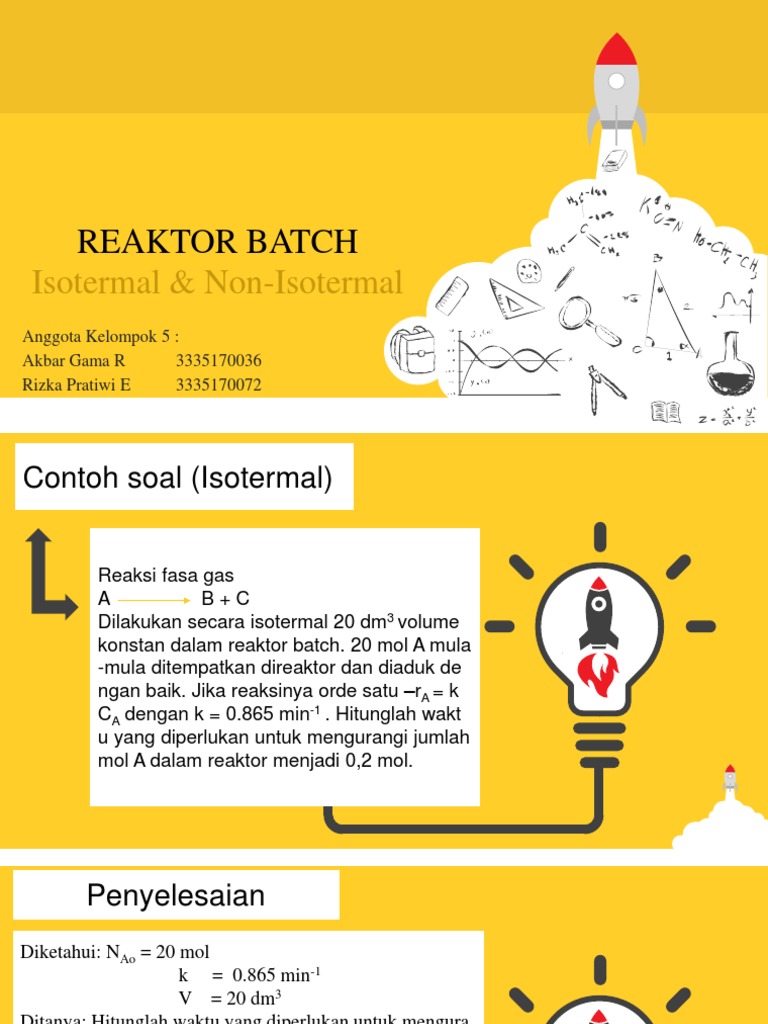 Teknik Reaksi Kimia - Reaktor Batch | PDF