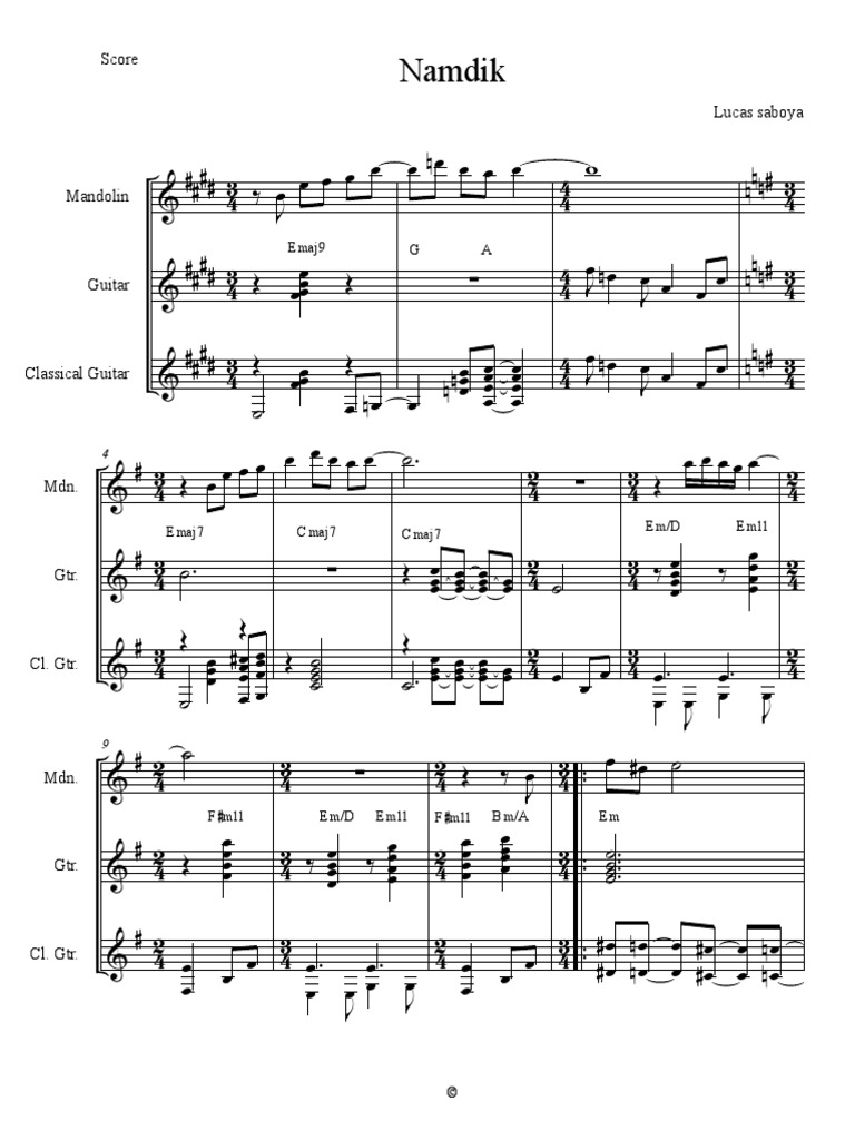 Namdik Score | PDF