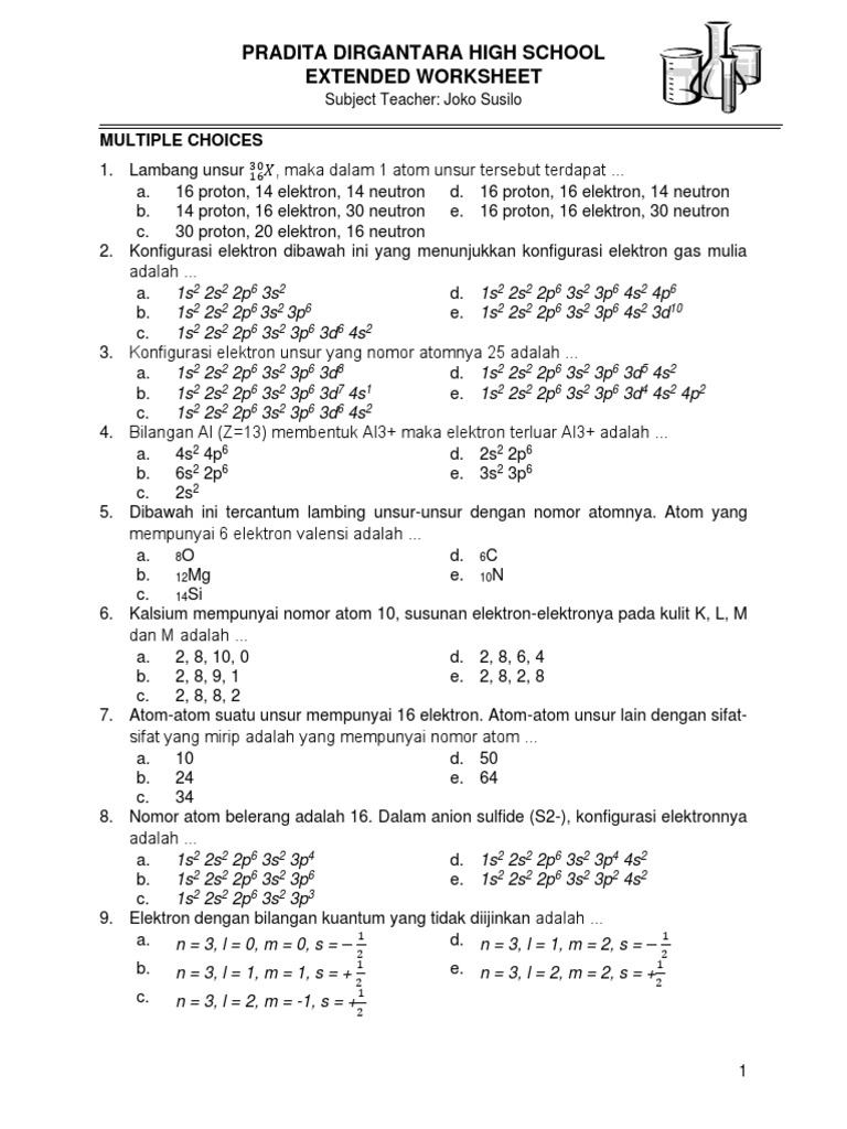 Extended Worksheet | PDF