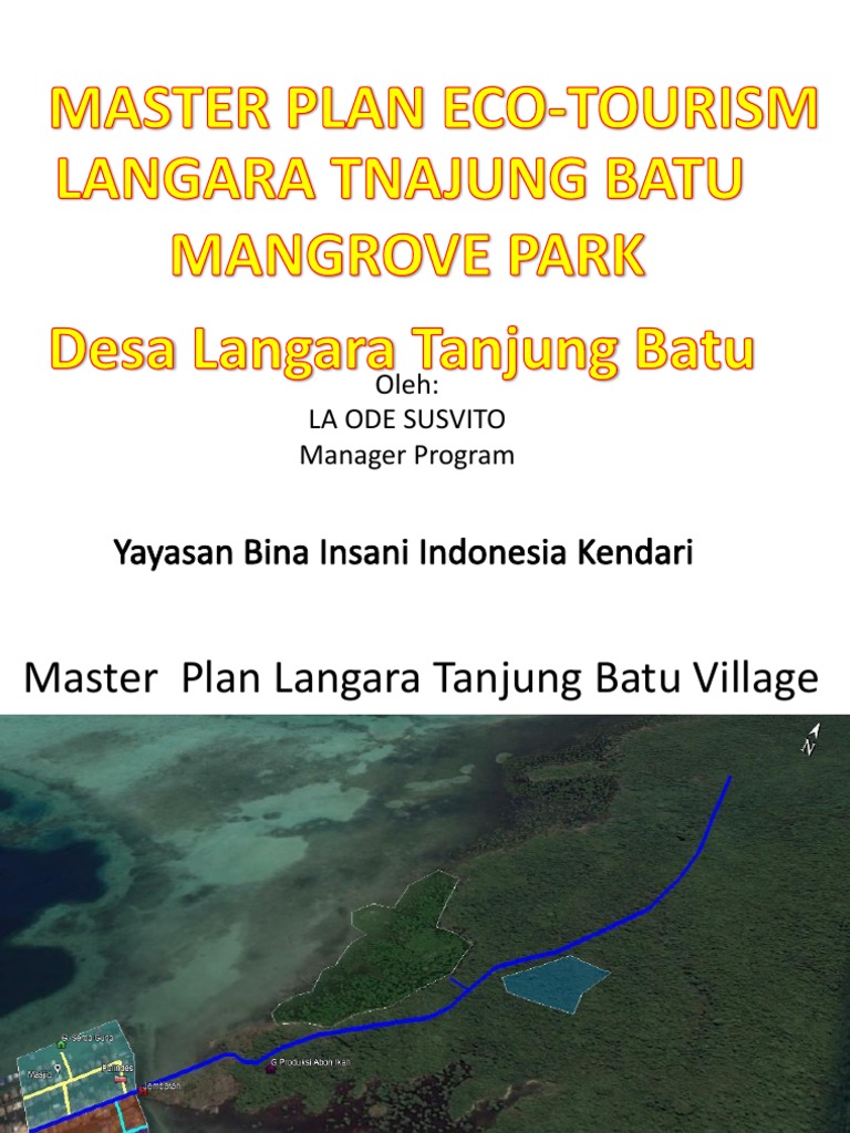 Master Plan Desa Langara Tanjung Batu | PDF