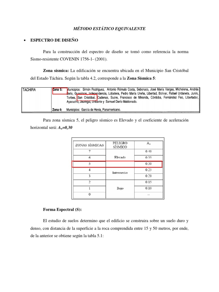 Método Estático Equivalente | PDF | Temblores