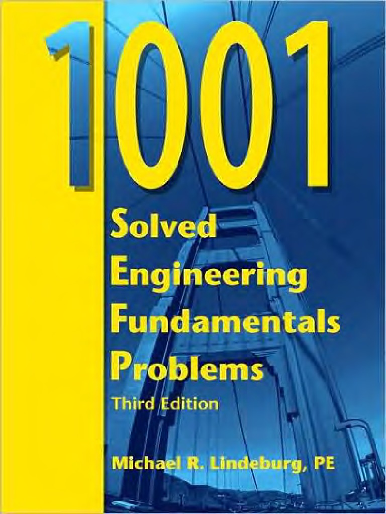 1001 Solved Engineering Fundamentals Problems by Michael R. Lindeburg ...
