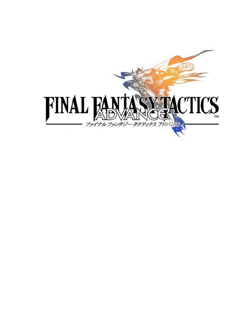 Final Fantasy Tactics Advance | PDF | Ocio | Deportes