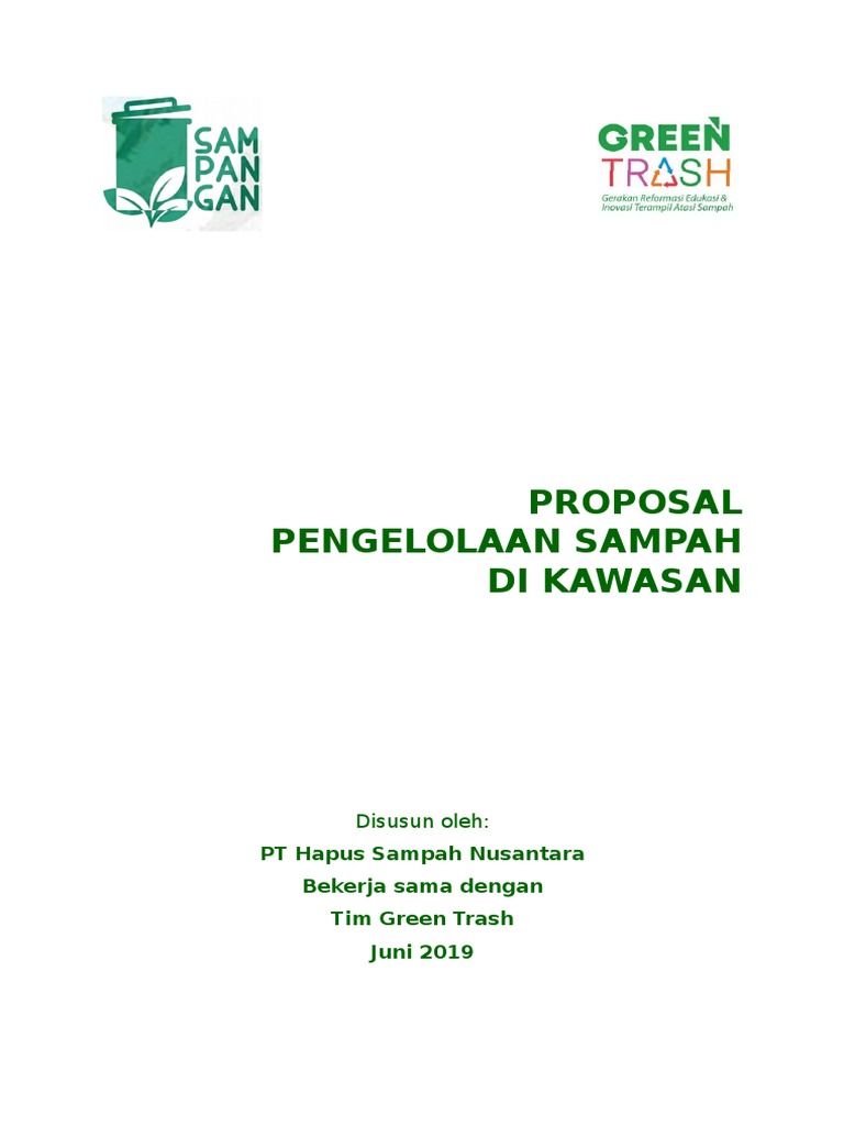 Proposal Untuk Kawasan | PDF