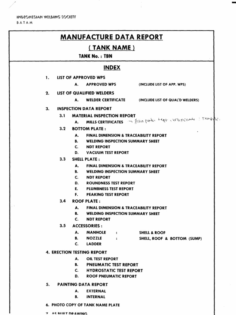 MDR REPORT TANK.pdf | Welding | Industrial Processes | Free 30-day ...