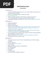 Ob History Form Sss | PDF | Childbirth | Pregnancy