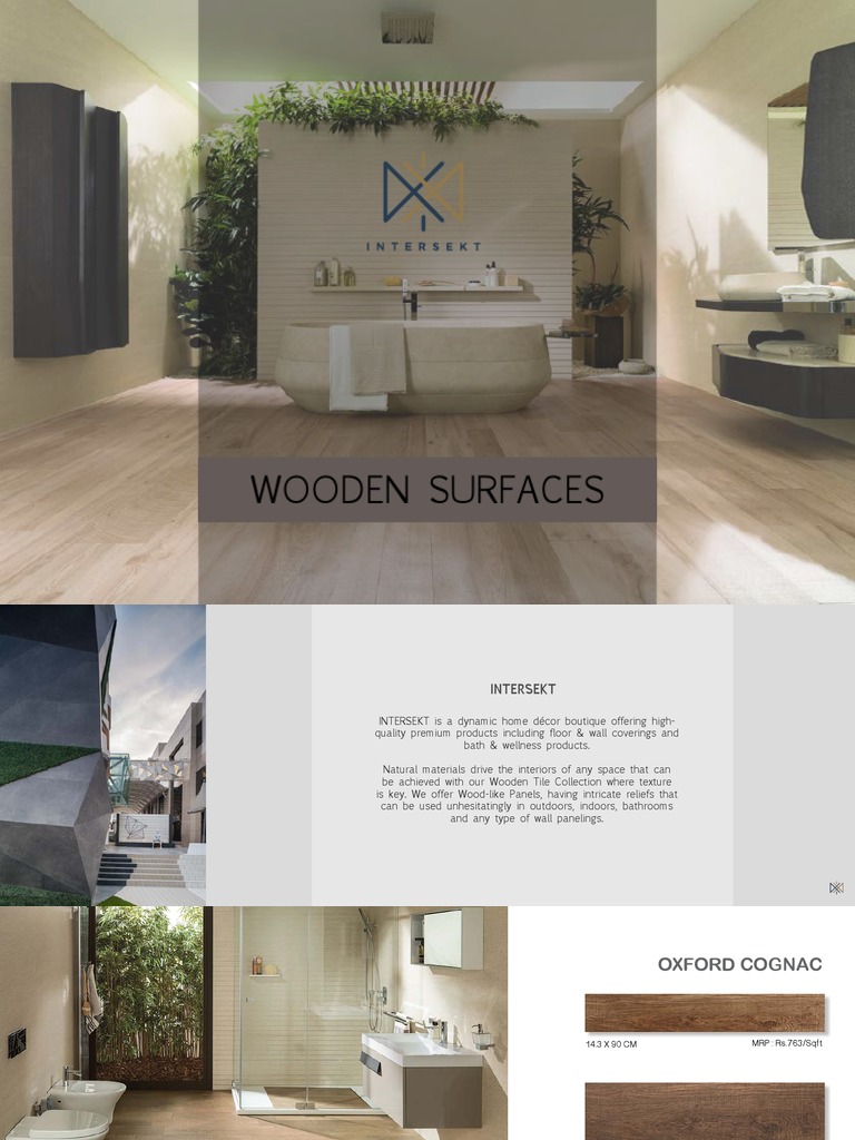 INTERSEKT - Wooden Tiles Catalogue | PDF | Architectural Elements | Components