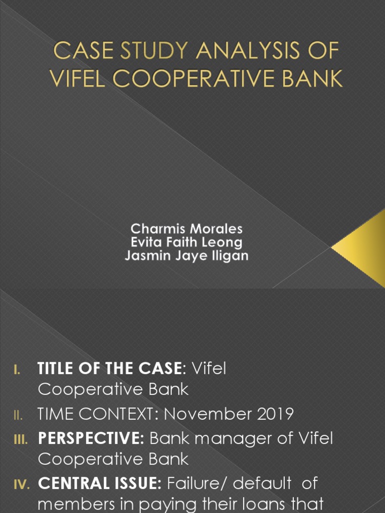 Case Study Vifel Coop | PDF | Banks | Loans