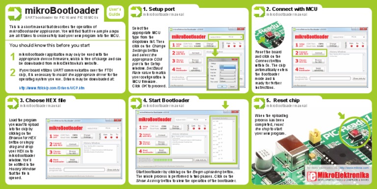 PIC Mikrobootloader Manual PDF | PDF | Microcontroller | Booting