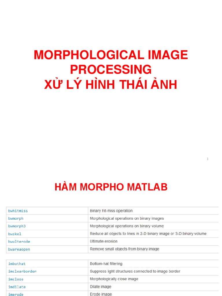 c7 Morphological Image Processing | PDF